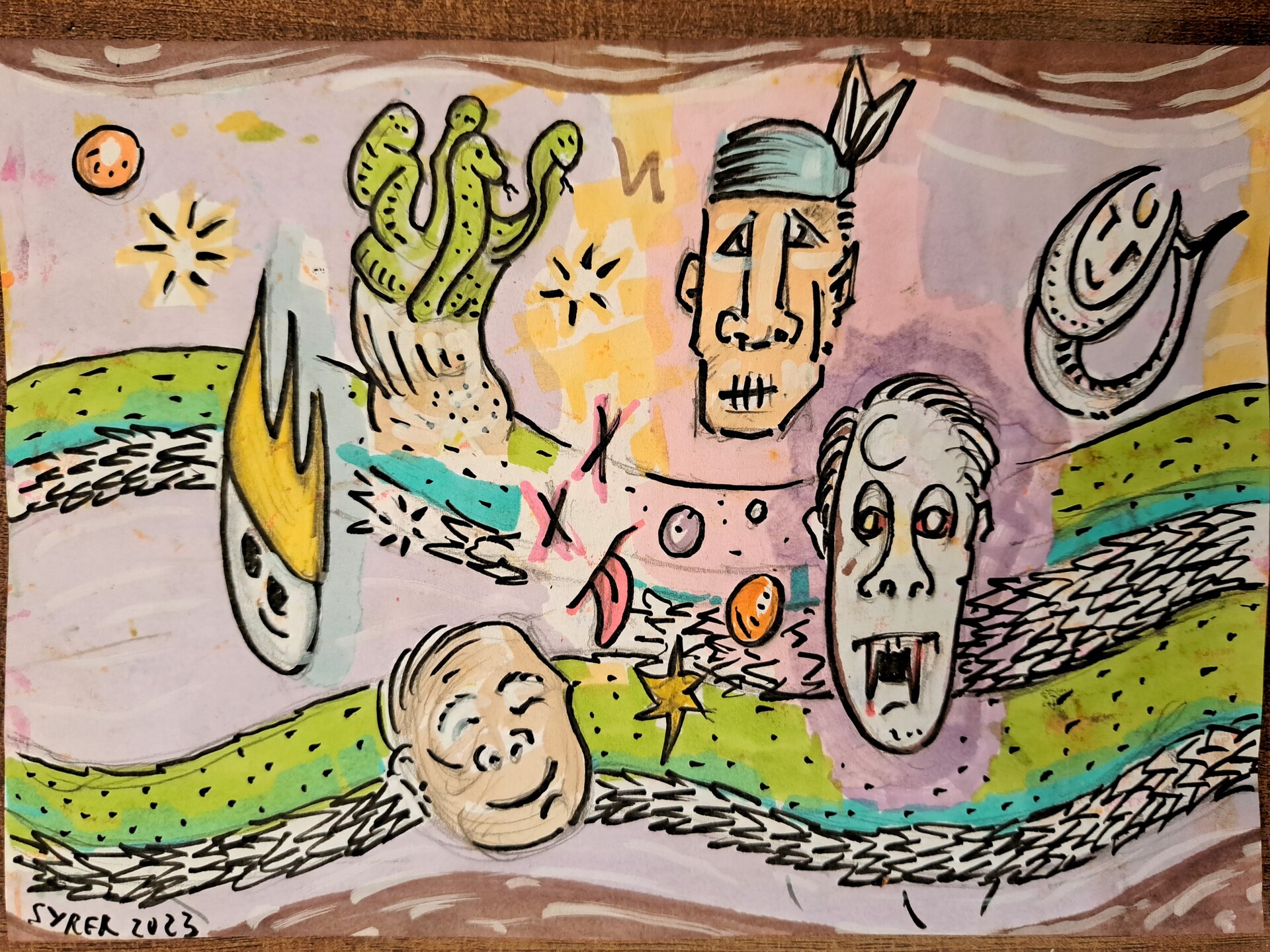 ArtStation - fast drawing, colored.