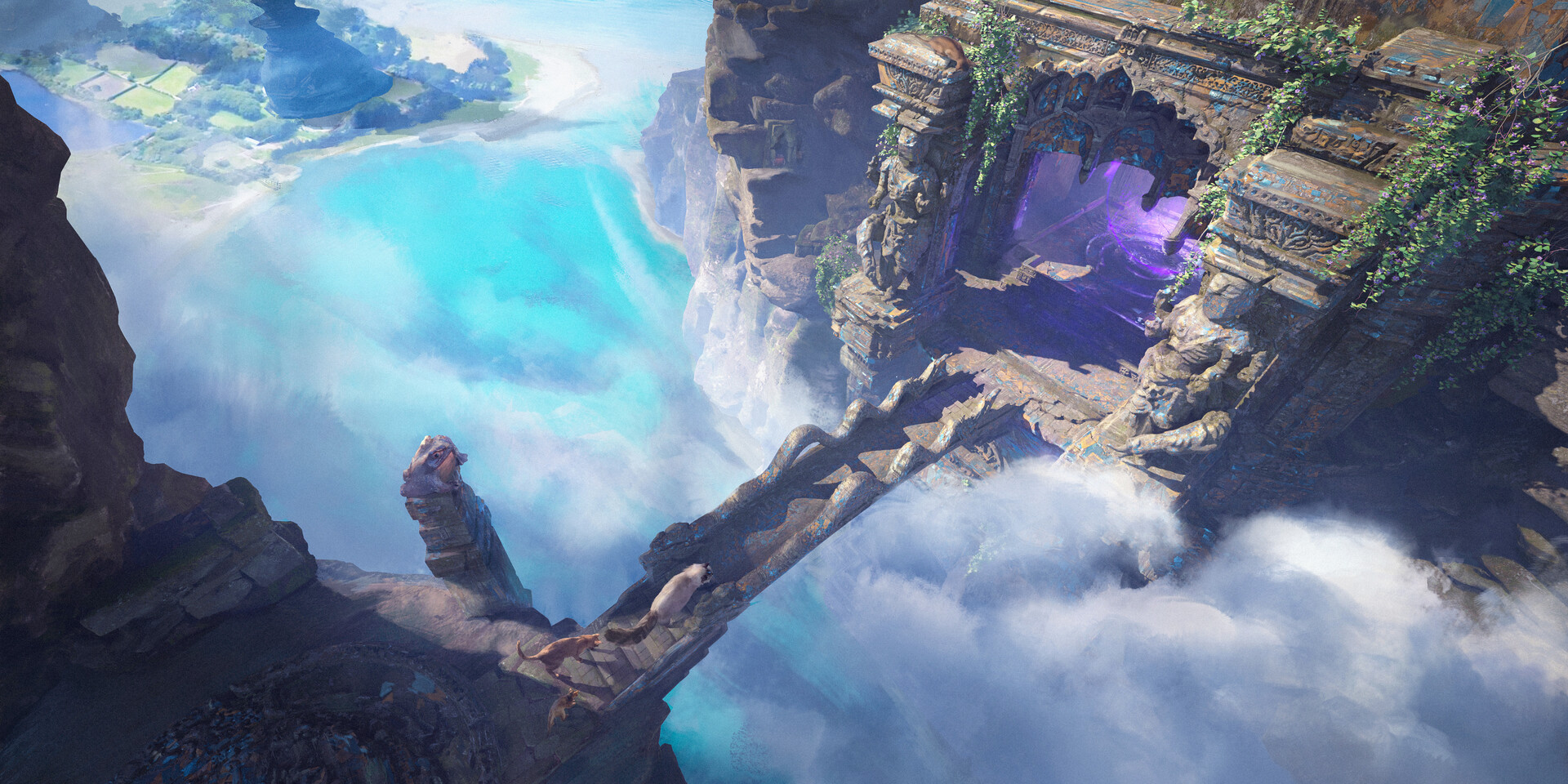 ArtStation - Brave kitten is not afraid of difficulties