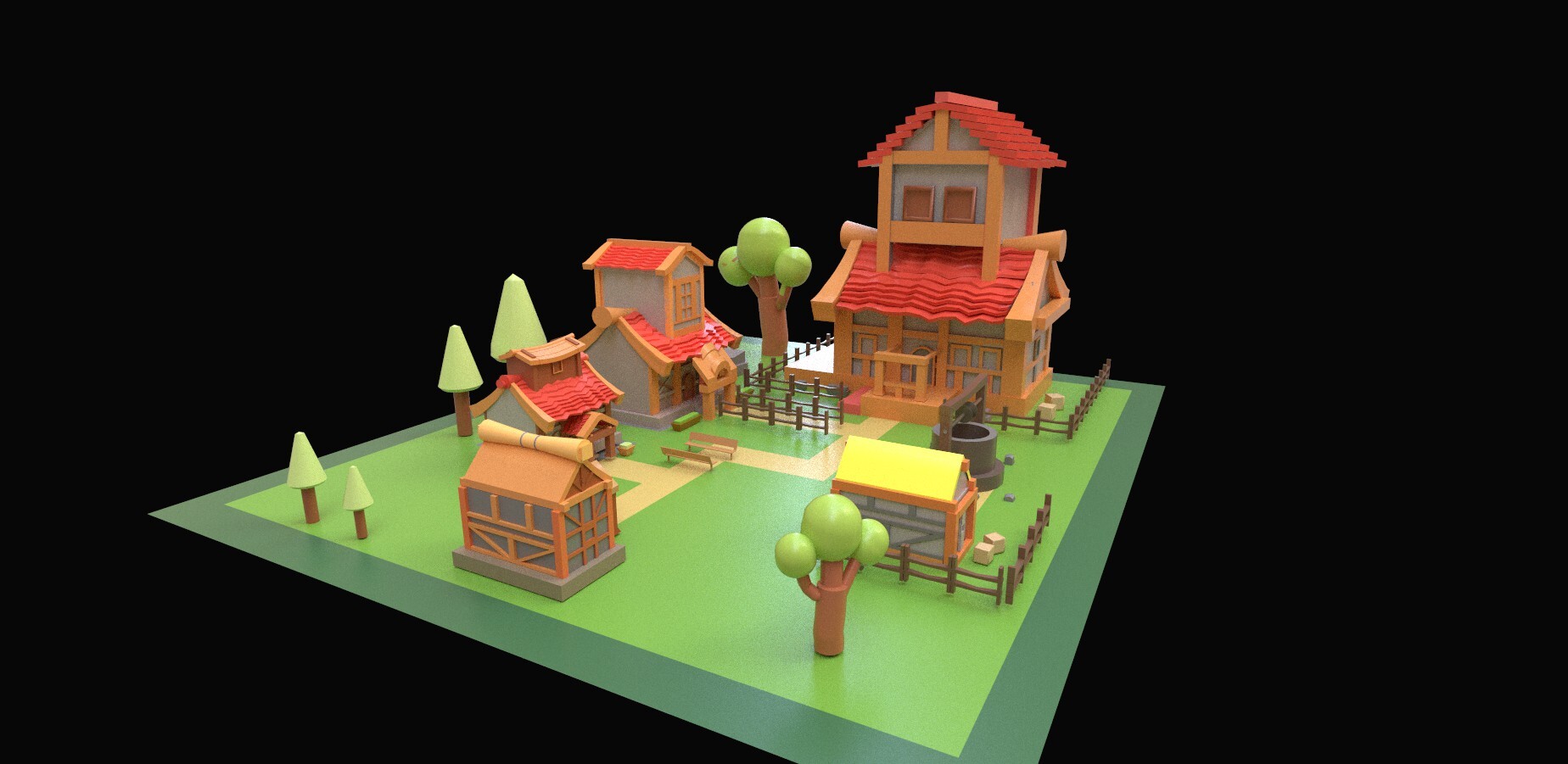 ArtStation - Fantasy village