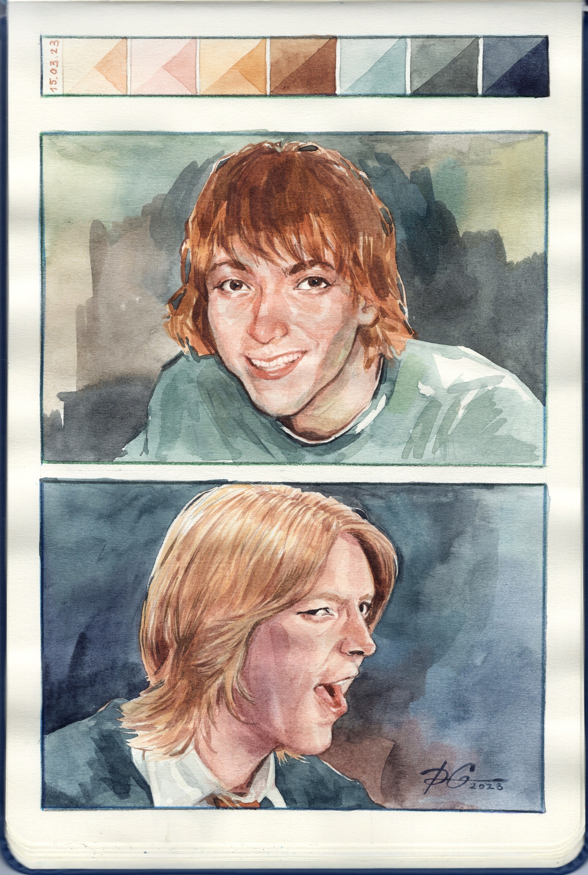 ArtStation - Sketches Fred & George Weasley