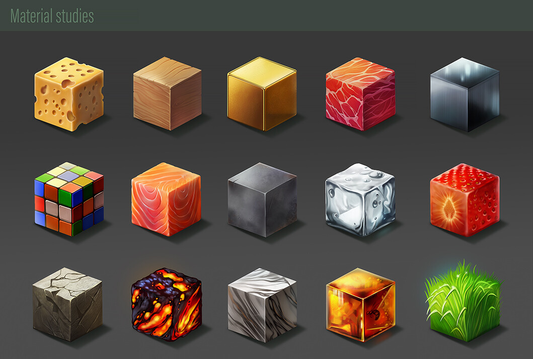 ArtStation - Material studies