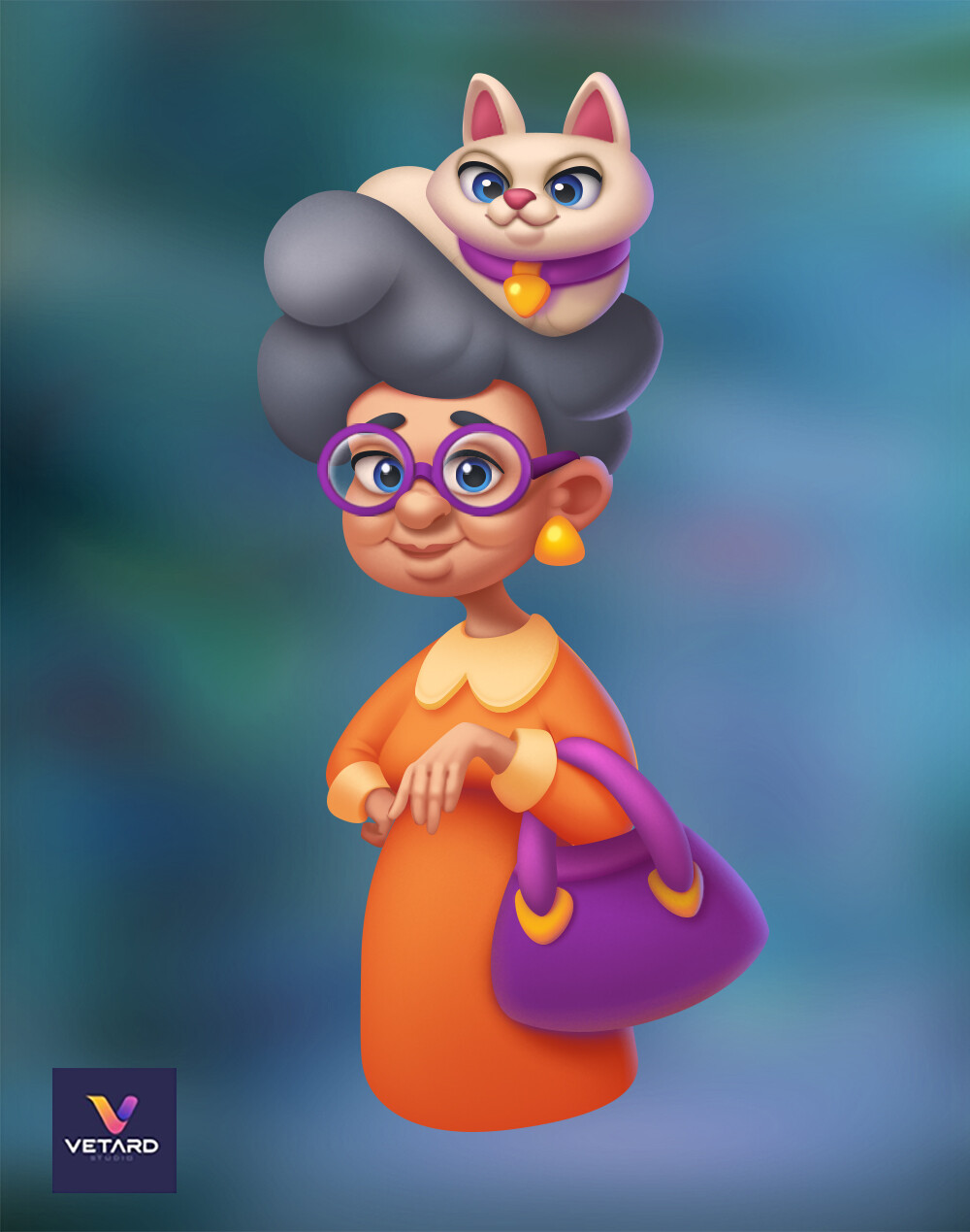 ArtStation - Granny Character Design