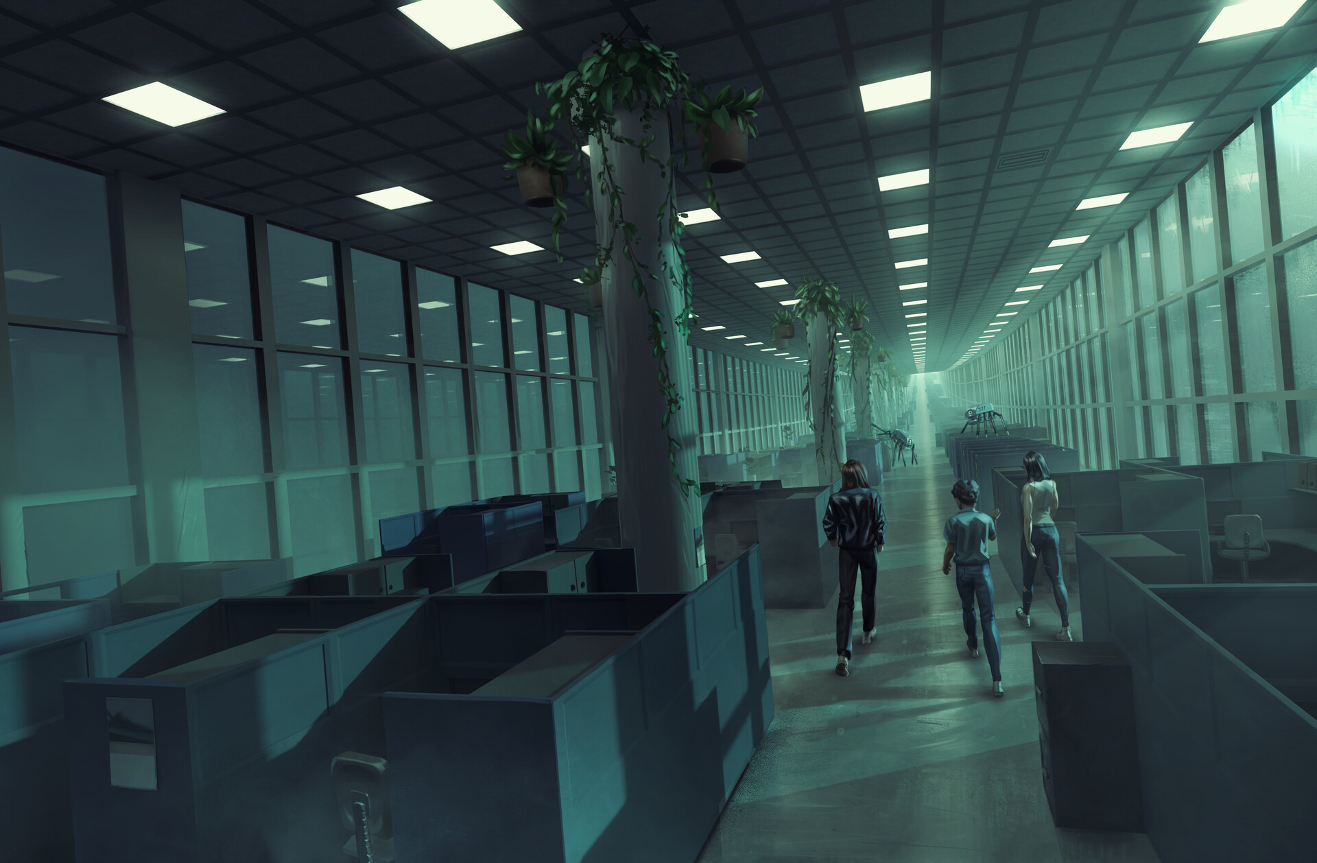 ArtStation - The Daily Grind - Cover illustration