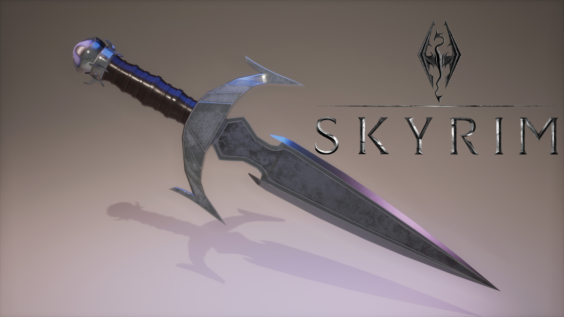 ArtStation - Skyrim Mehrunes Razor Fanart