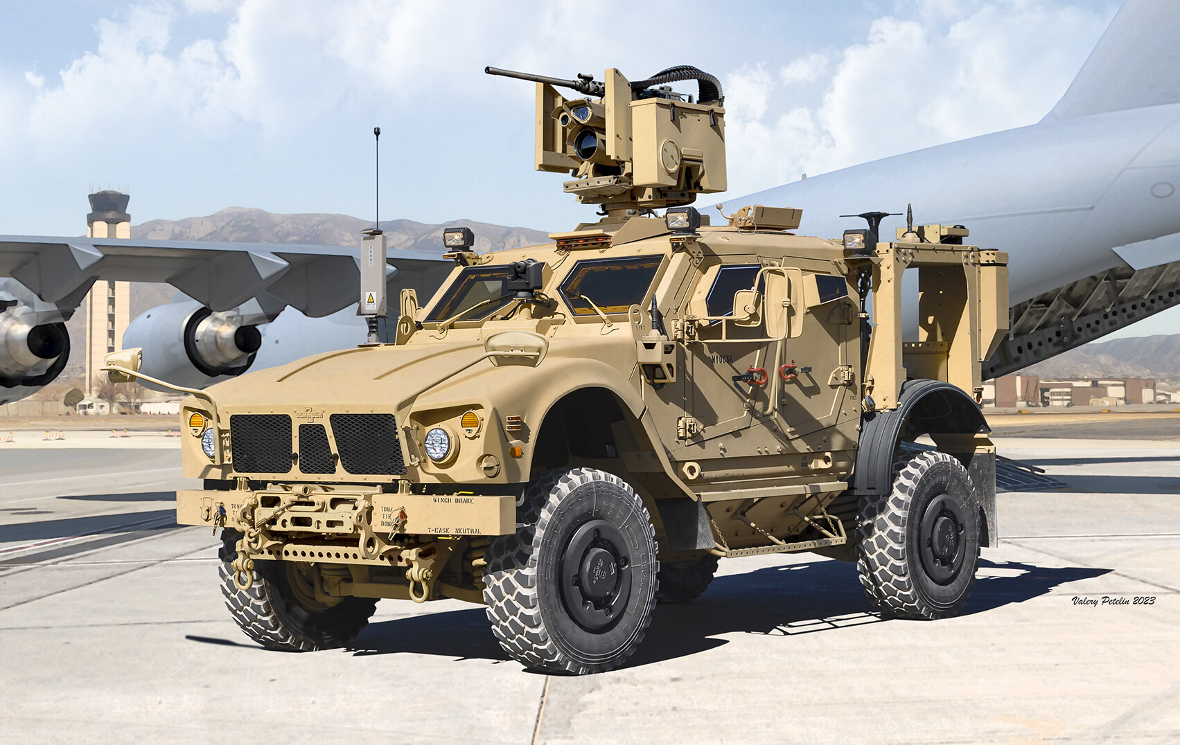 ArtStation - M1024A1 M-ATV ( box art for RFM )