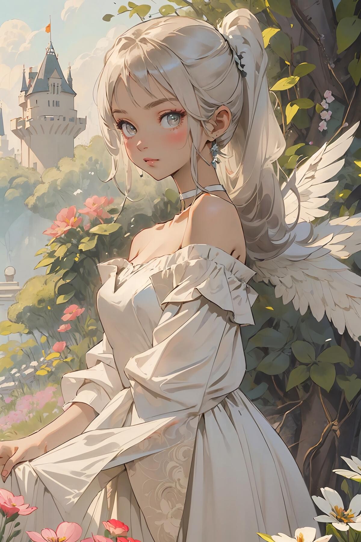 ArtStation - girl with wings