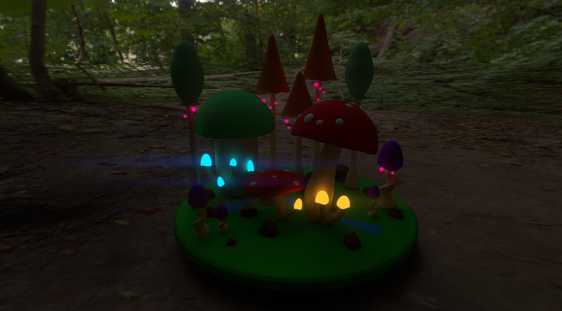 ArtStation - Mushroom Baseplate