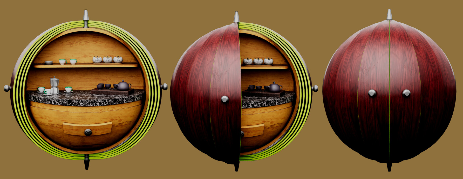 Stanislau - Spherical shelf