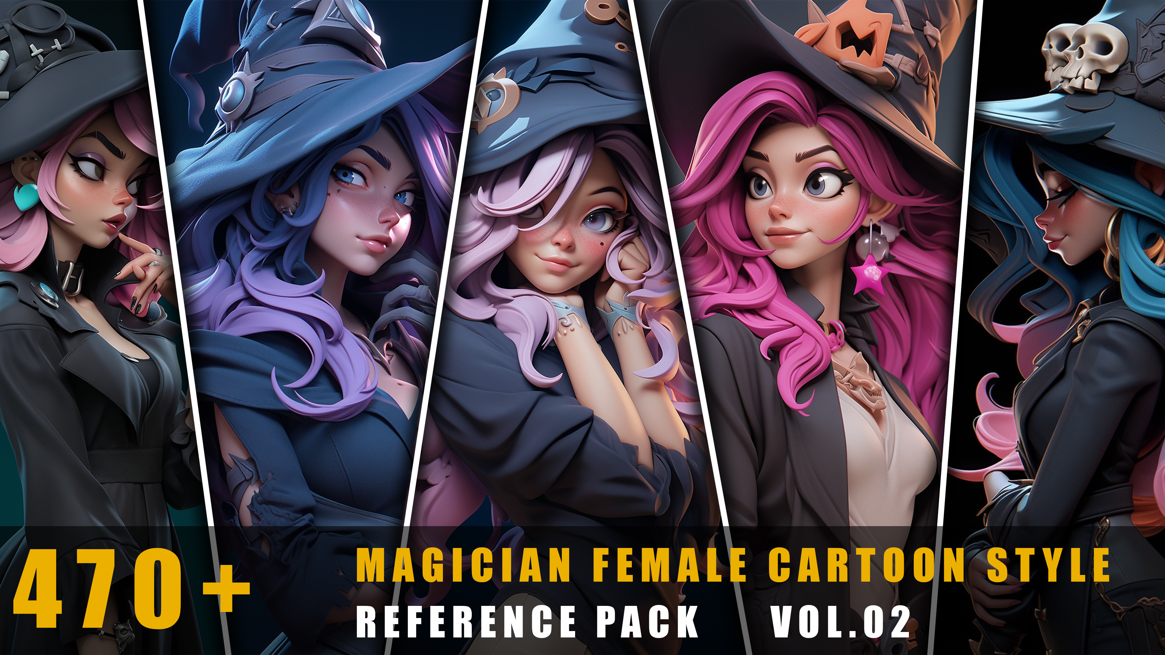 WaterLawOF References - 470+ Magician Female Cartoon Style - References ...