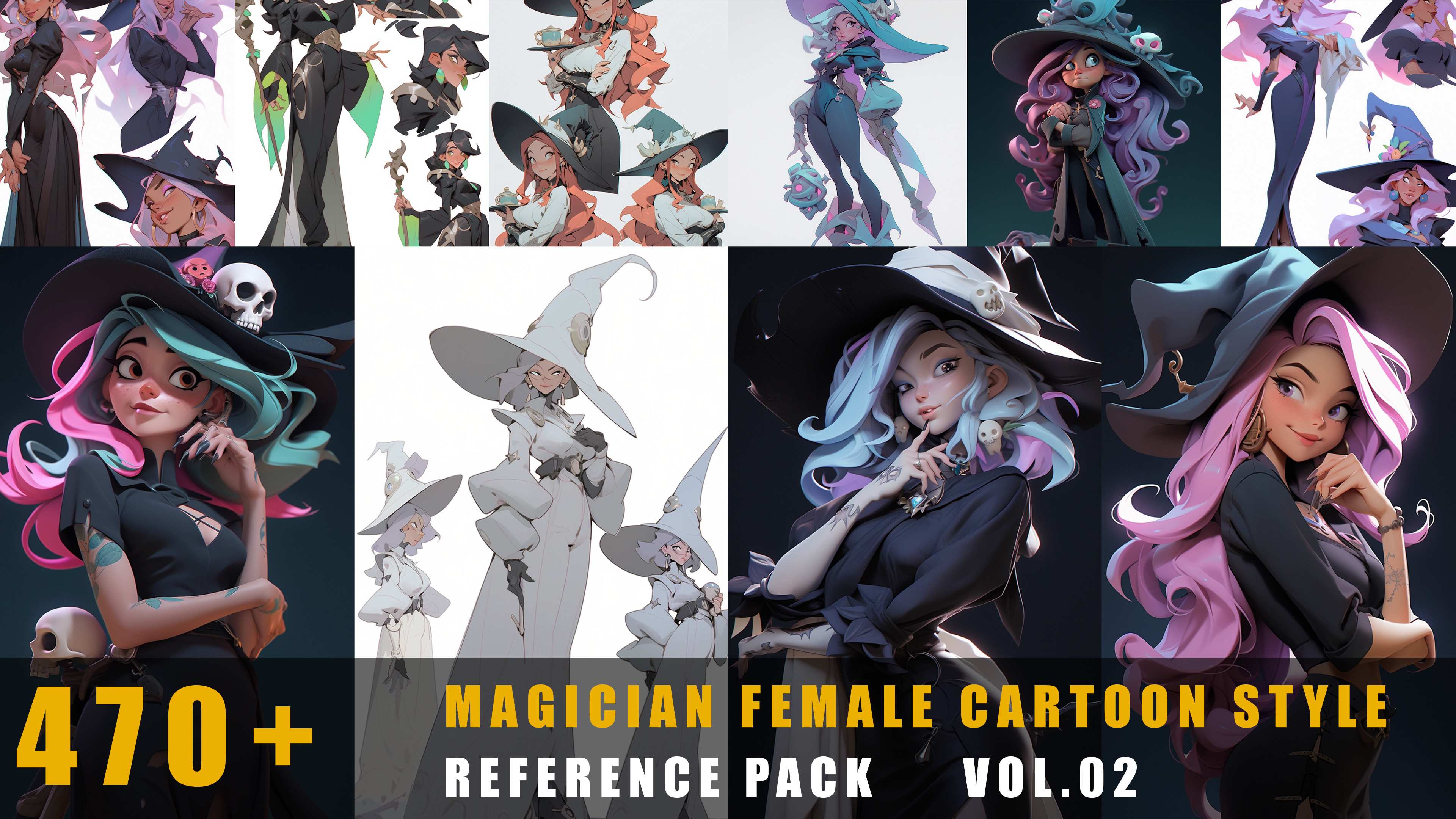 WaterLawOF References - 470+ Magician Female Cartoon Style - References ...