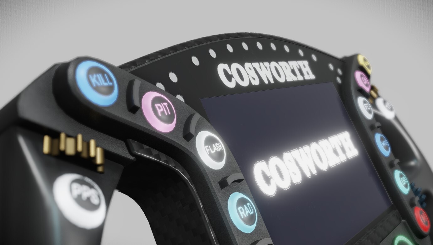 Jelle Fauconnier - LMPH Cosworth Steering wheel