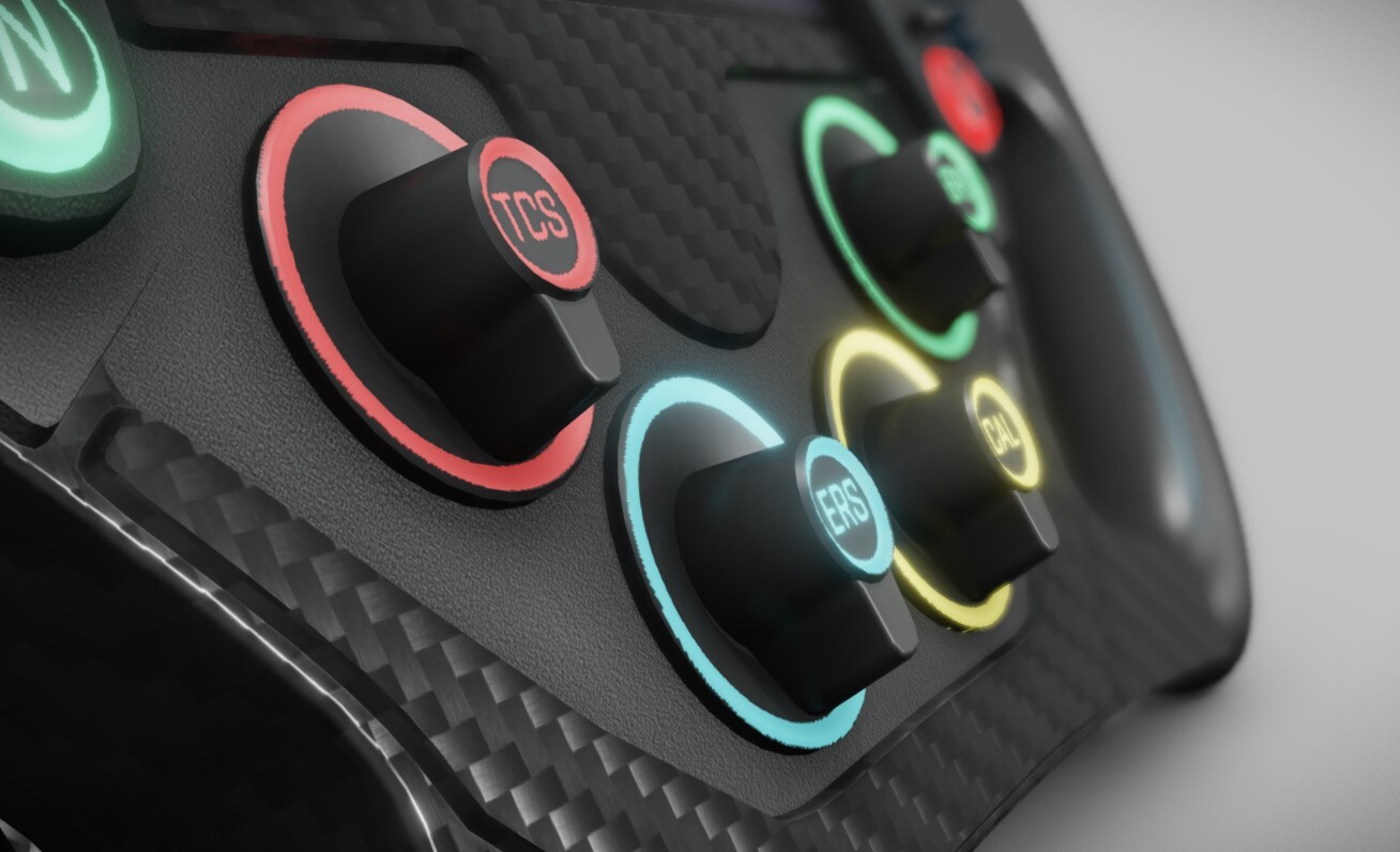 Jelle Fauconnier - LMPH Cosworth Steering wheel