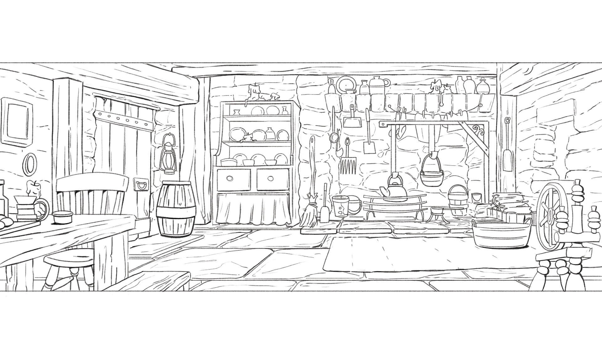 ArtStation - Cottage Interior