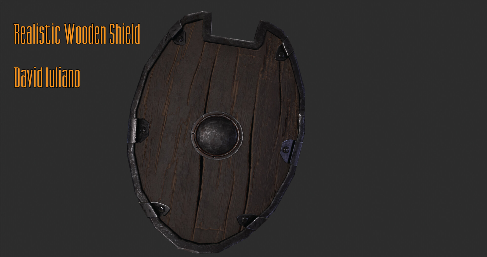 ArtStation - Wooden Shield
