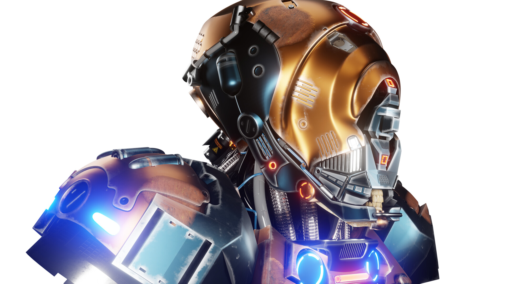 ArtStation - Mech Bust