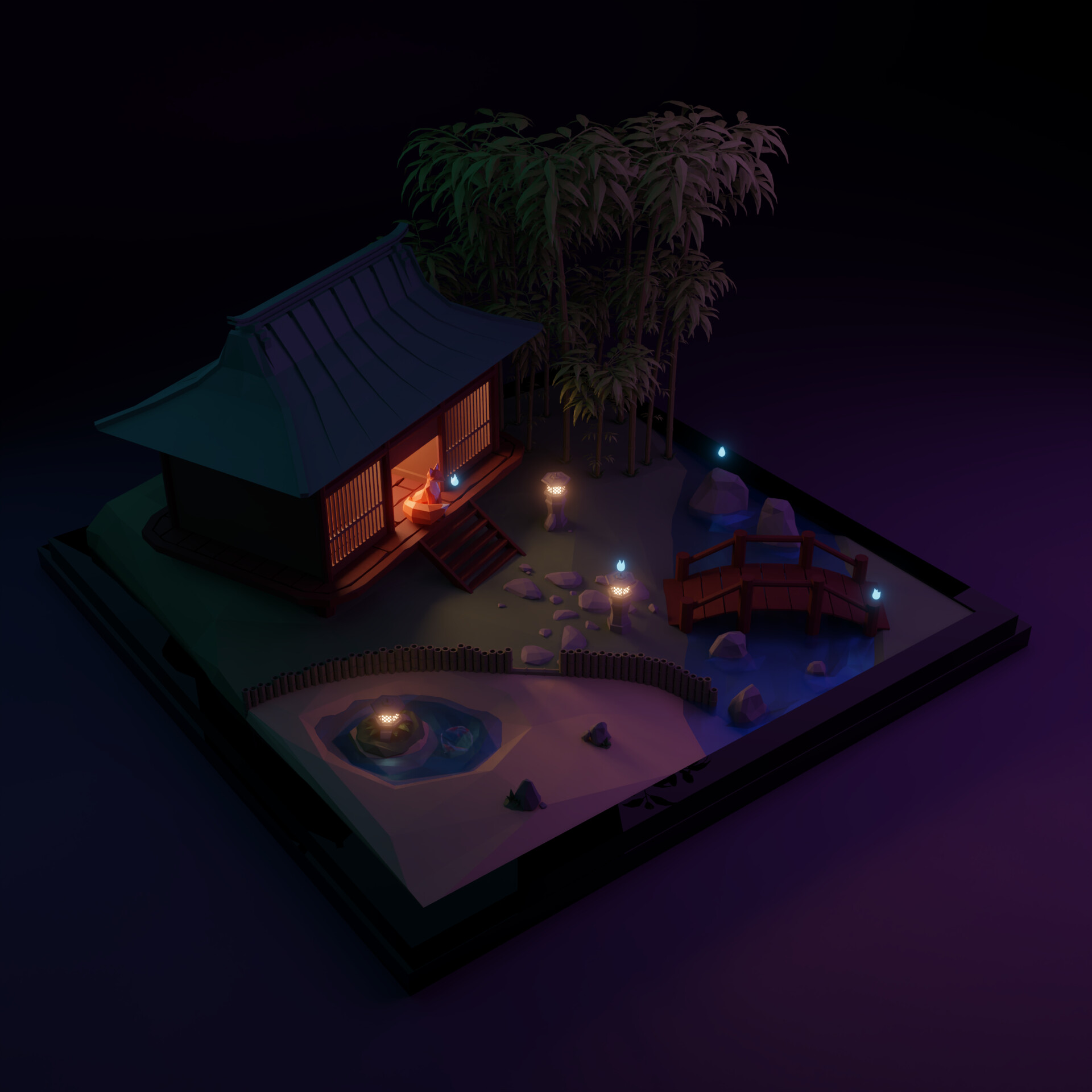 ArtStation - Fox Shrine