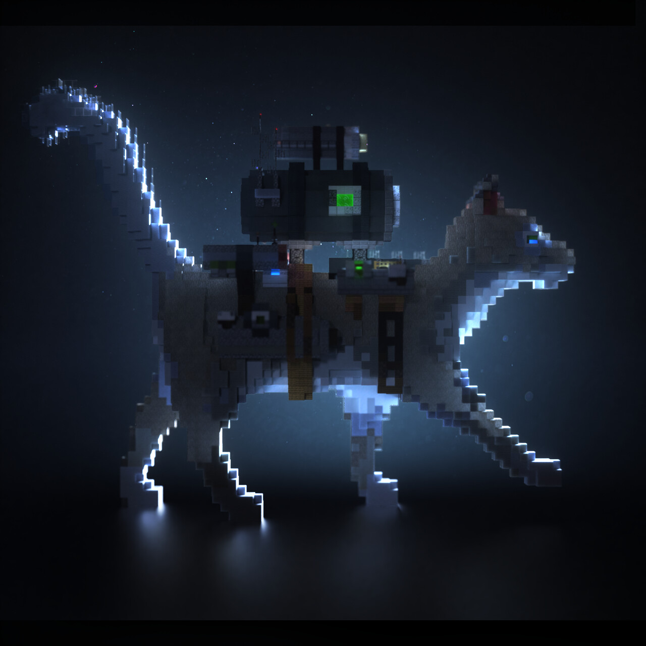 ArtStation - Sci-Fi Cat render