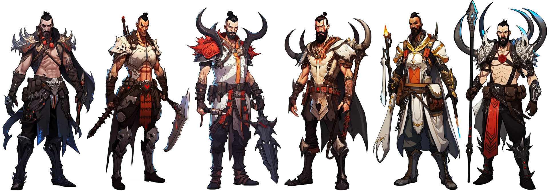 ArtStation - Diablo Inspired AI Curated Character Designs