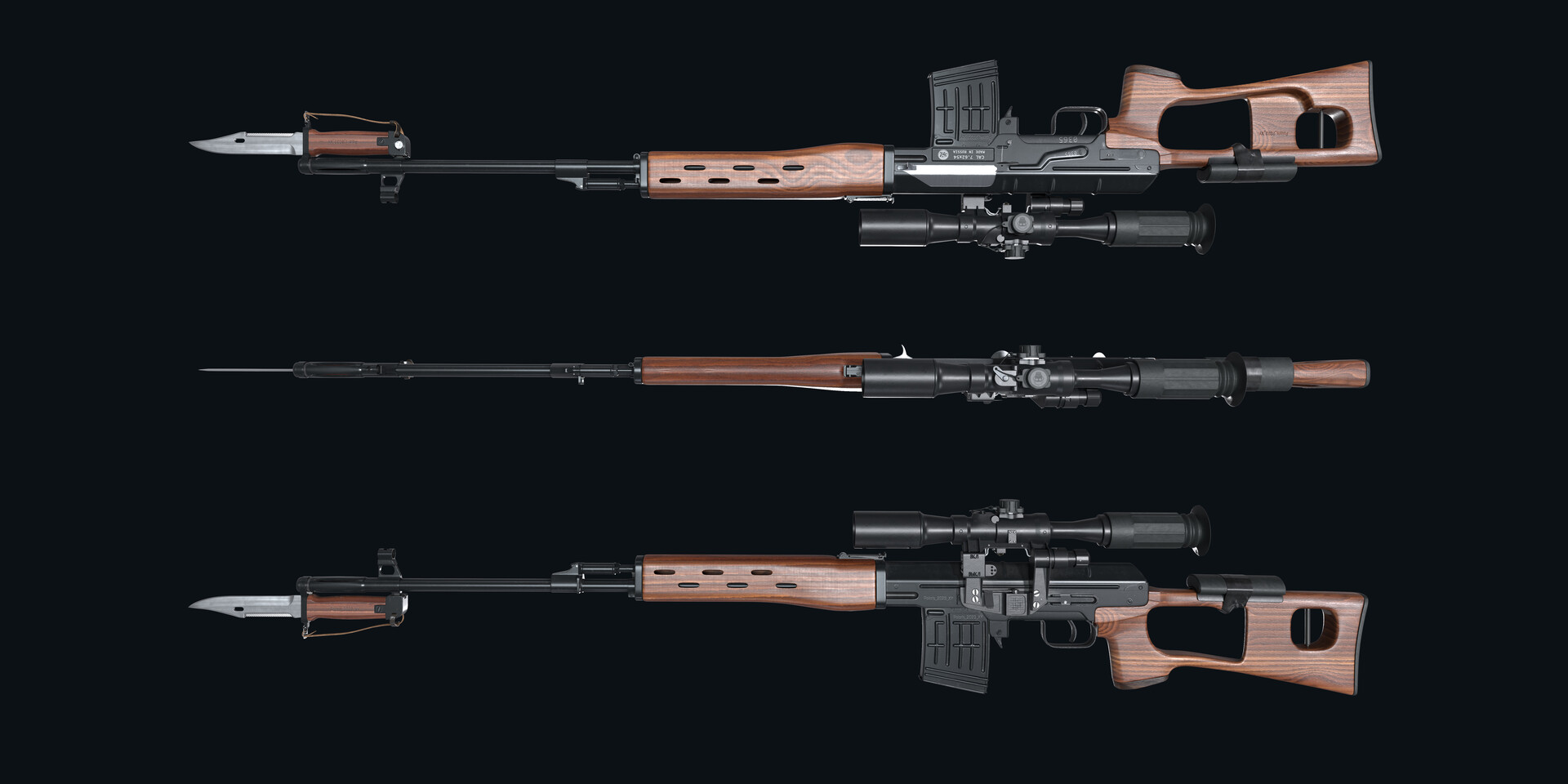 失控玩家 - SVD sniper rifle (Dragunov sniper rifle)