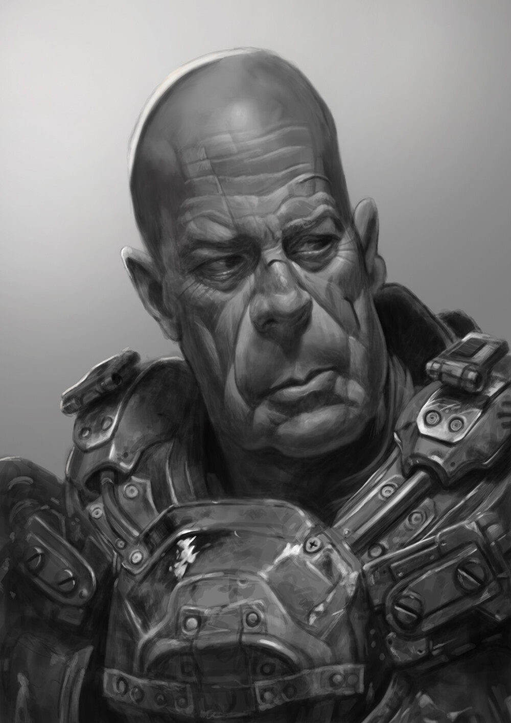 ArtStation - Bruce Willis in Cosmic Sin
