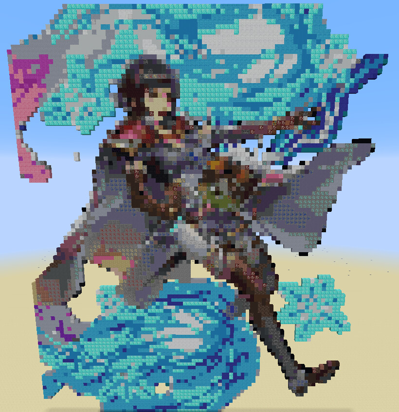 ArtStation - Olwen, Blue Mage Knight