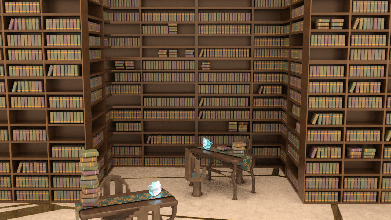 ArtStation - Library Room