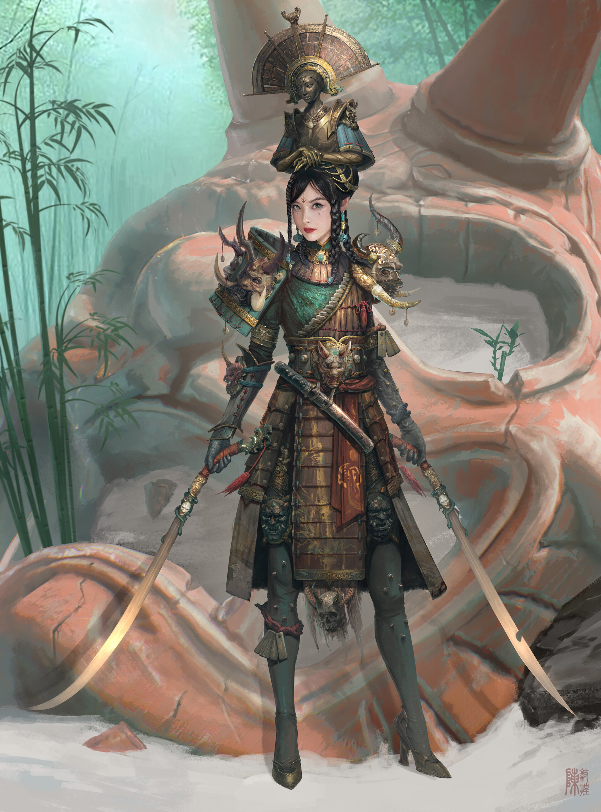 ArtStation - ONI Girl