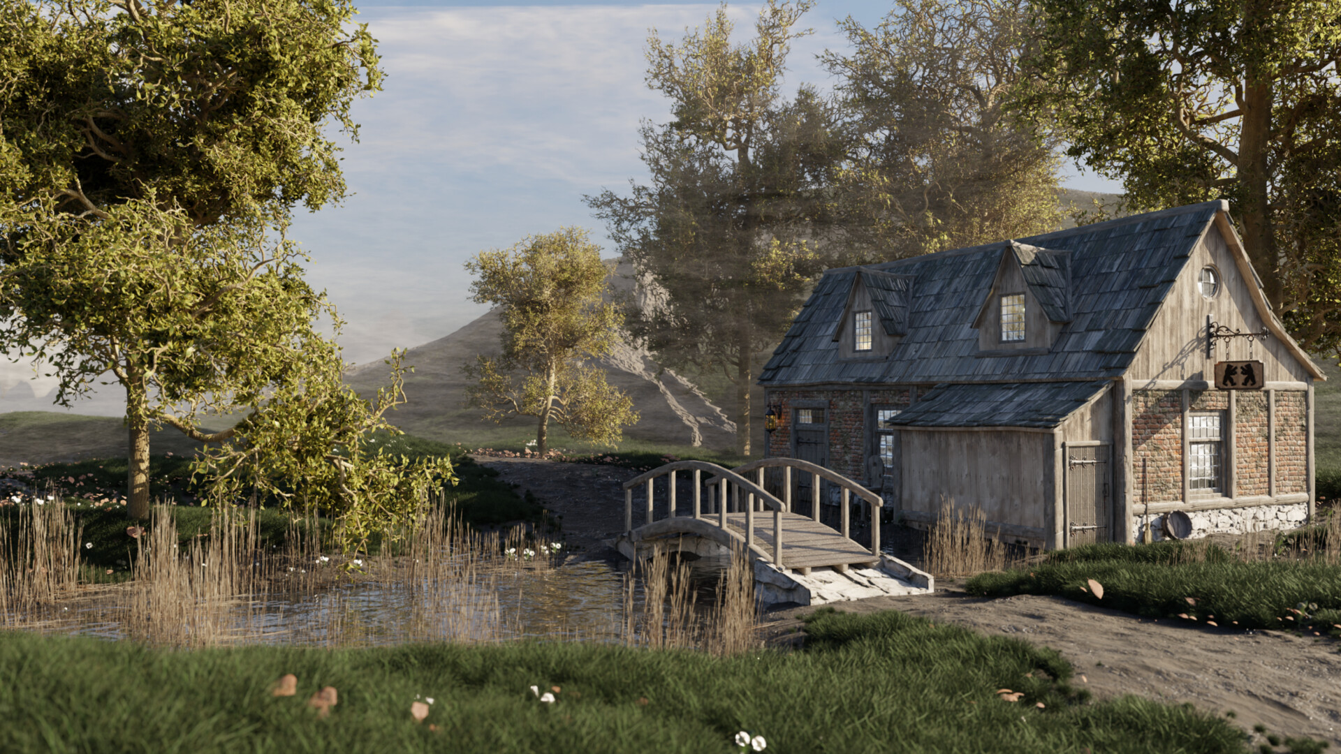 ArtStation - Medieval farmhouse