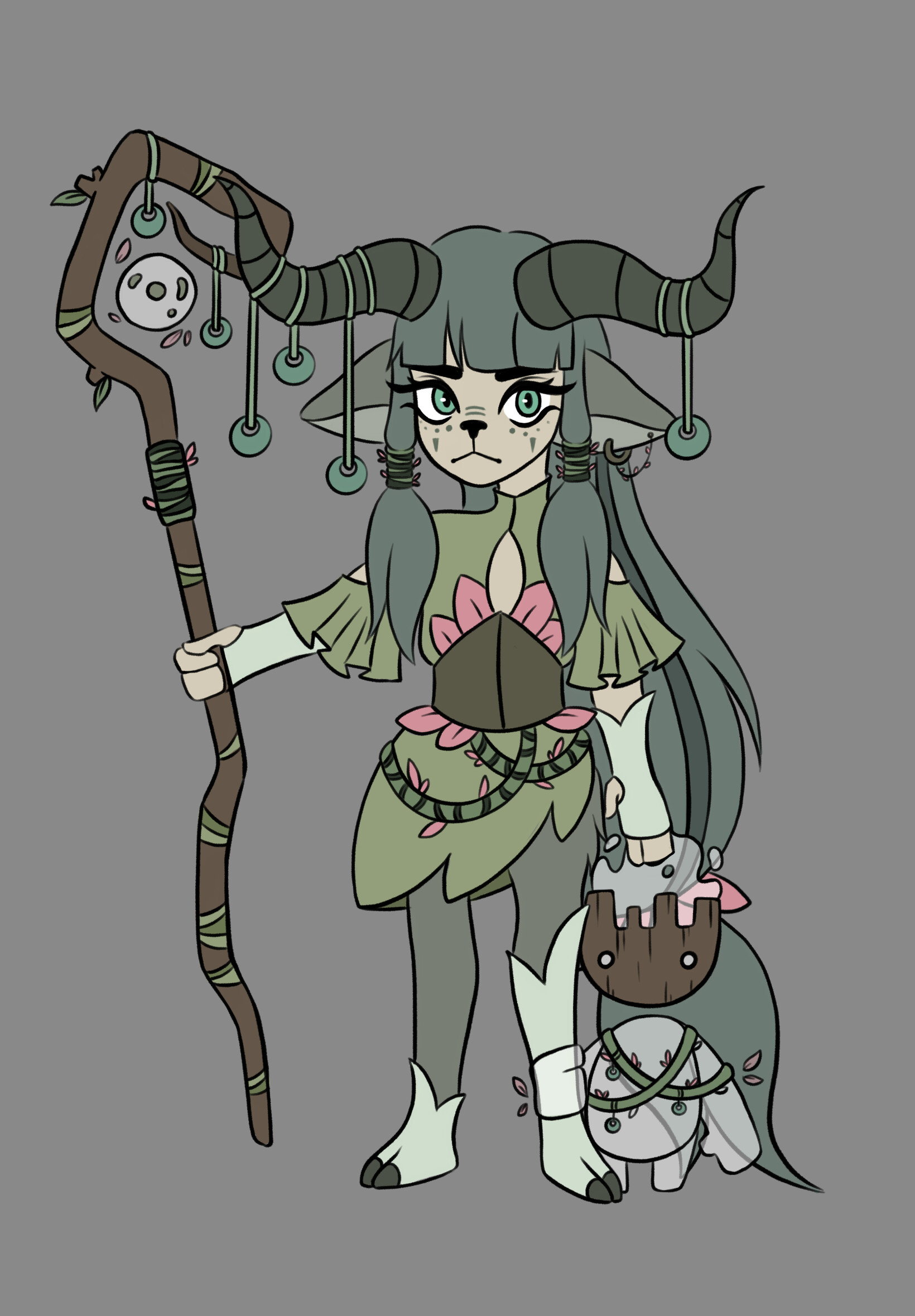 ArtStation - Satyr Druid DnD (CharacterDesign)