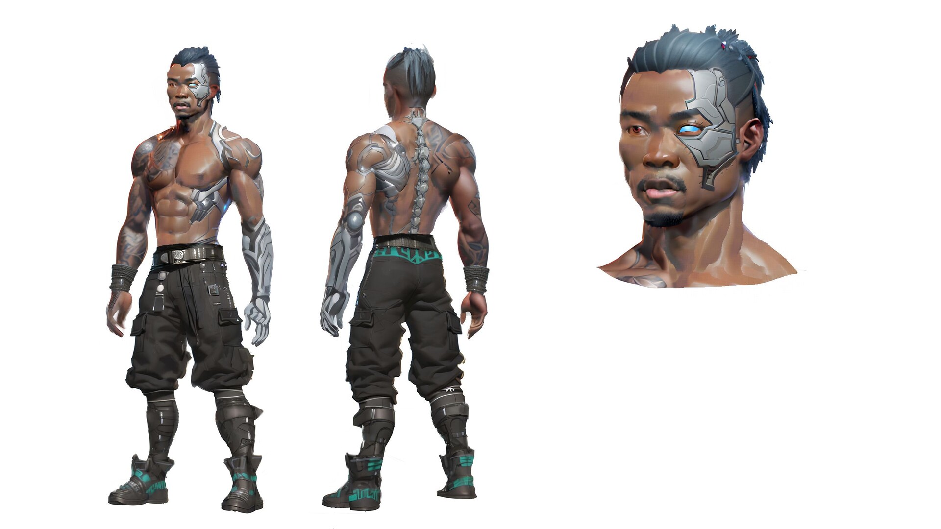 ArtStation - Cyberpunk Character