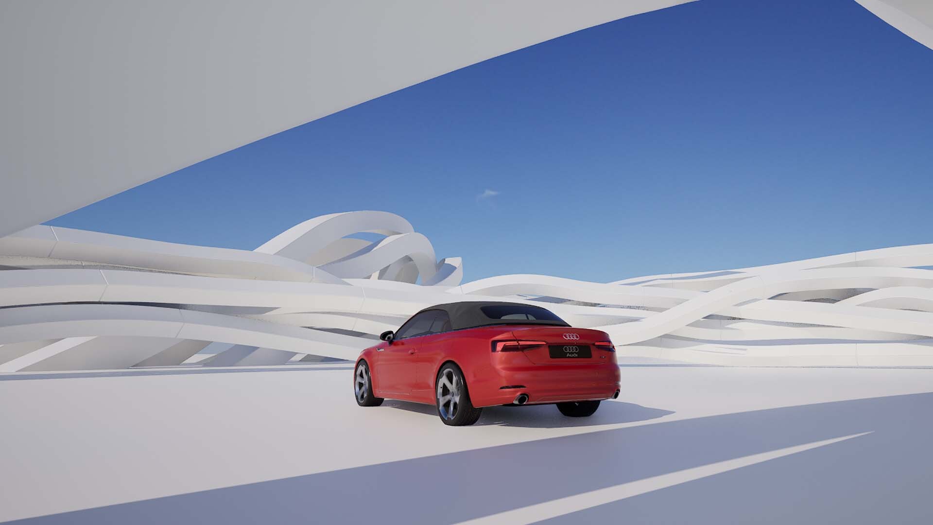 MODULUS Studio - Geometric Car Backgrounds (UE5)