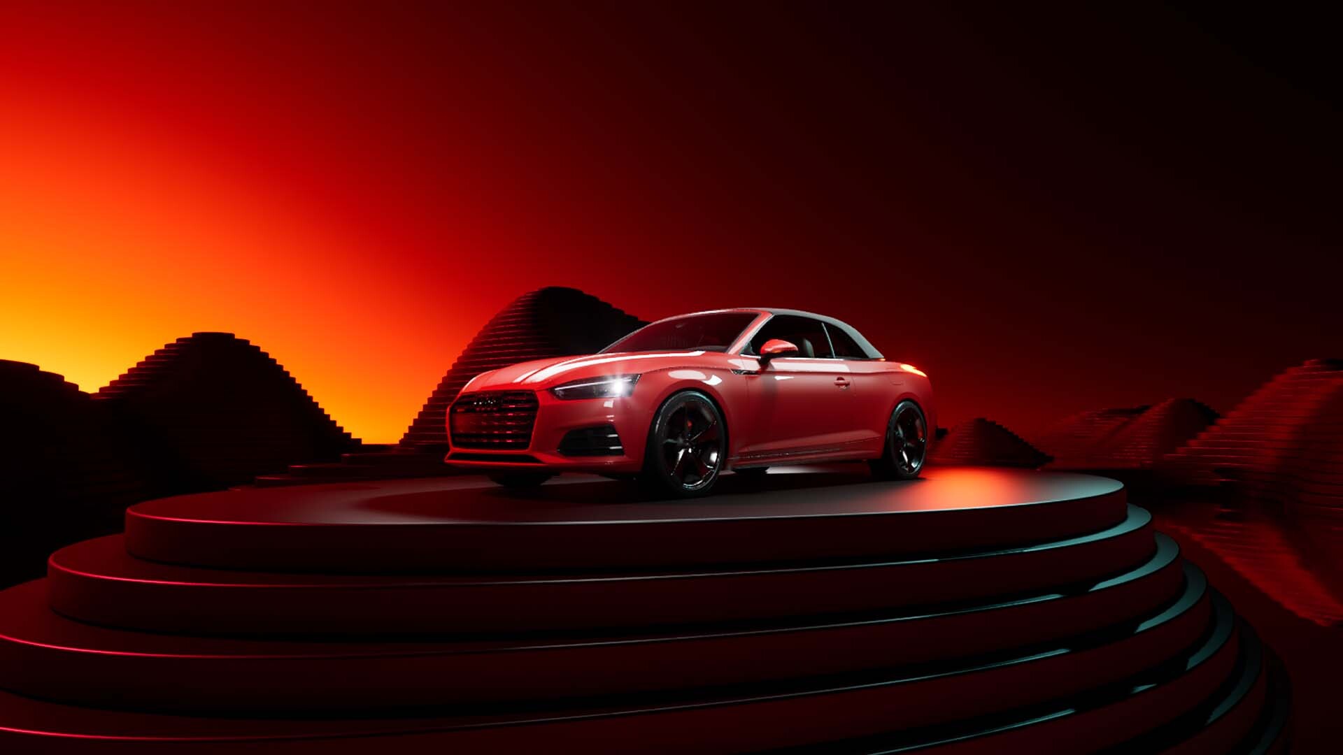 MODULUS Studio - Geometric Car Backgrounds (UE5)