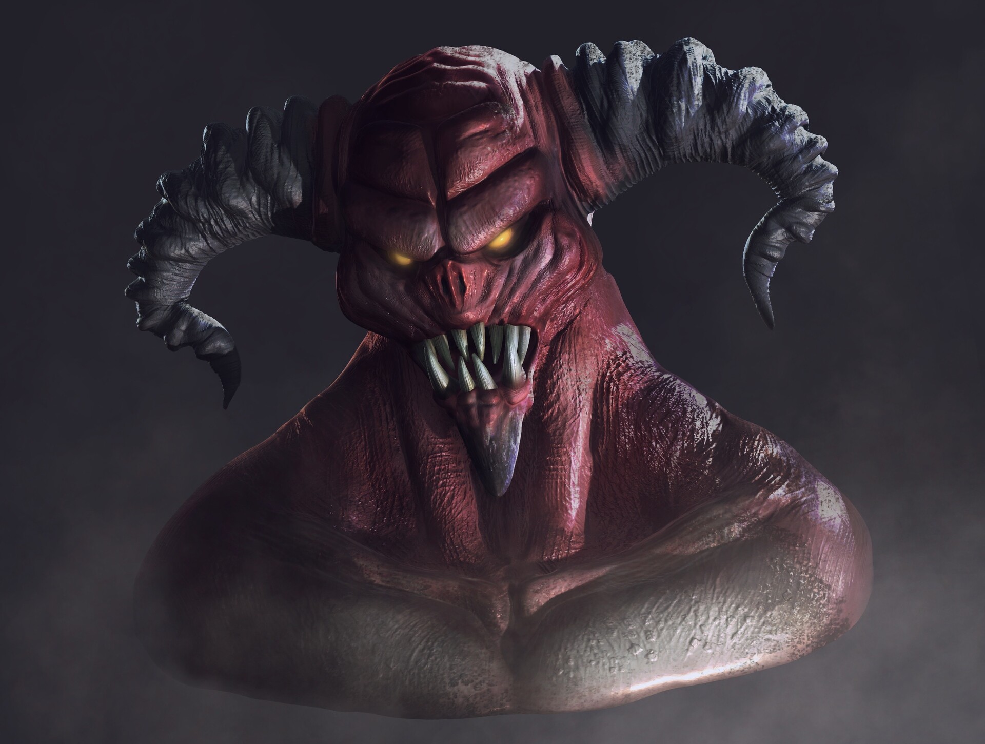 ArtStation - Demon (Diablo inspired)