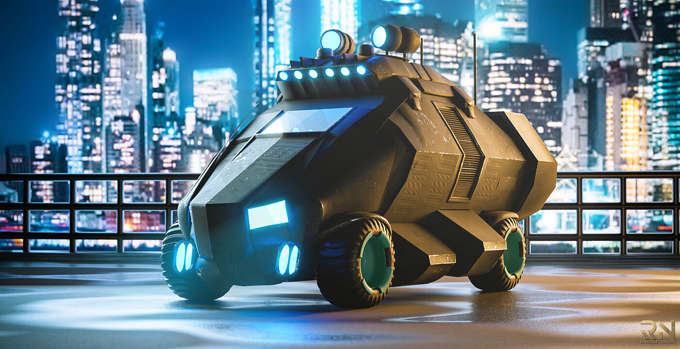 ArtStation - 3D "Custom Ai Vehicle Model" Project