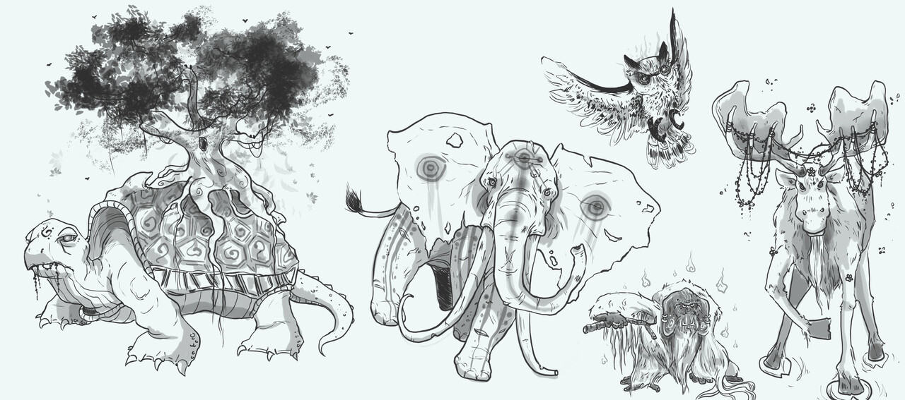 ArtStation - The Old Gods
