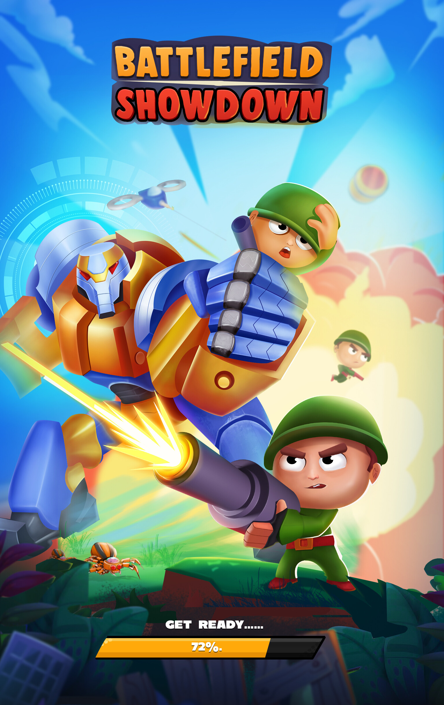 ArtStation - Battlefield showdown mobile rpg game ui