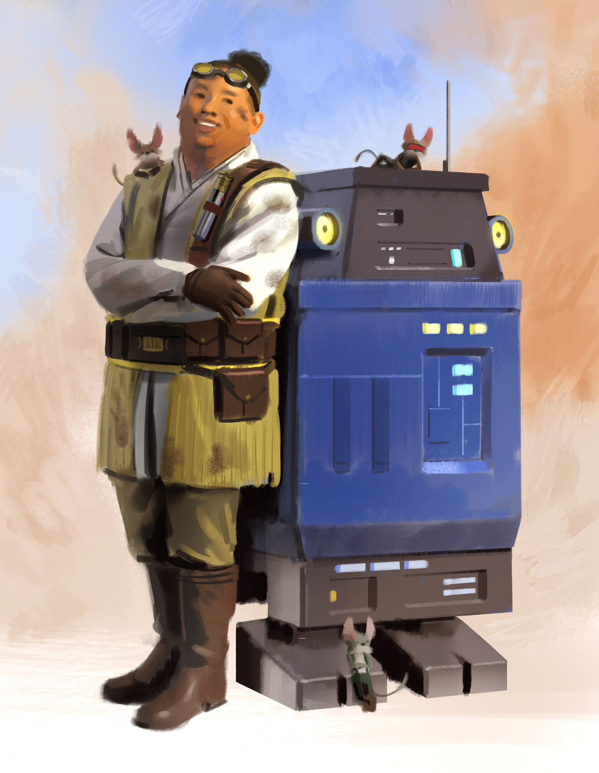 Yihyoung Li - Chronicles of the Jedi, Ram, V-18, and Bonbraks