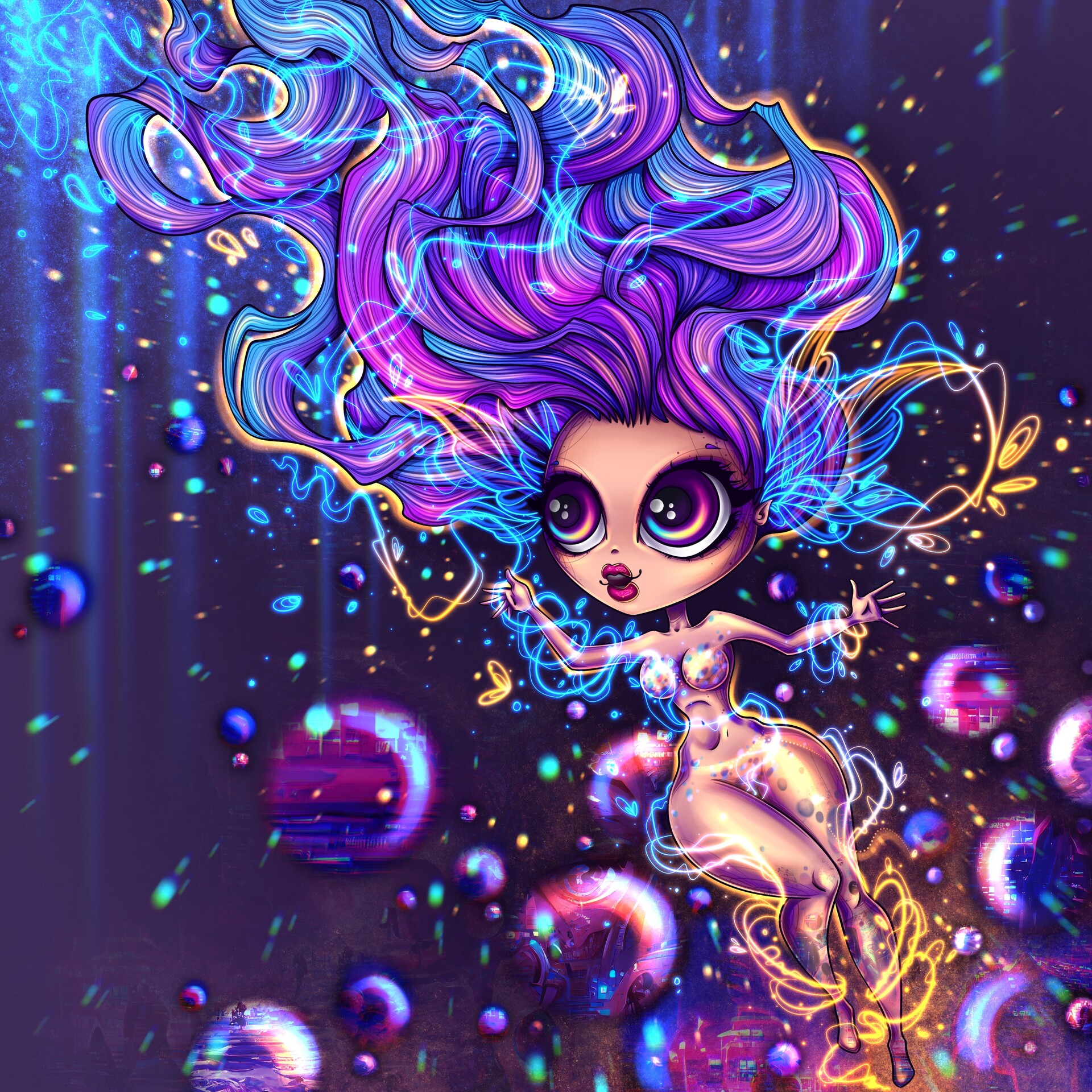 ArtStation - Neon NFT Imagination