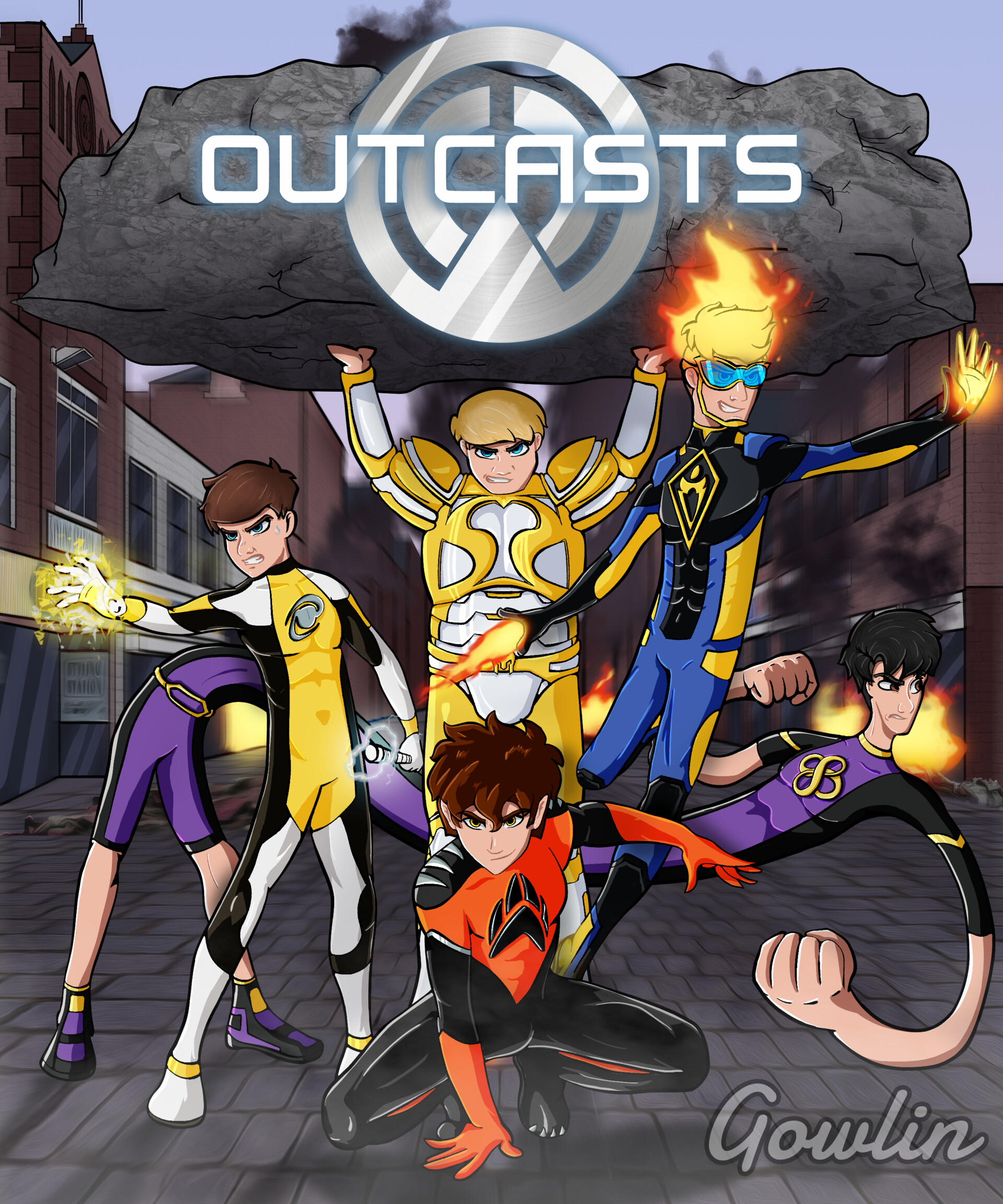 ArtStation - Outcasts Cover