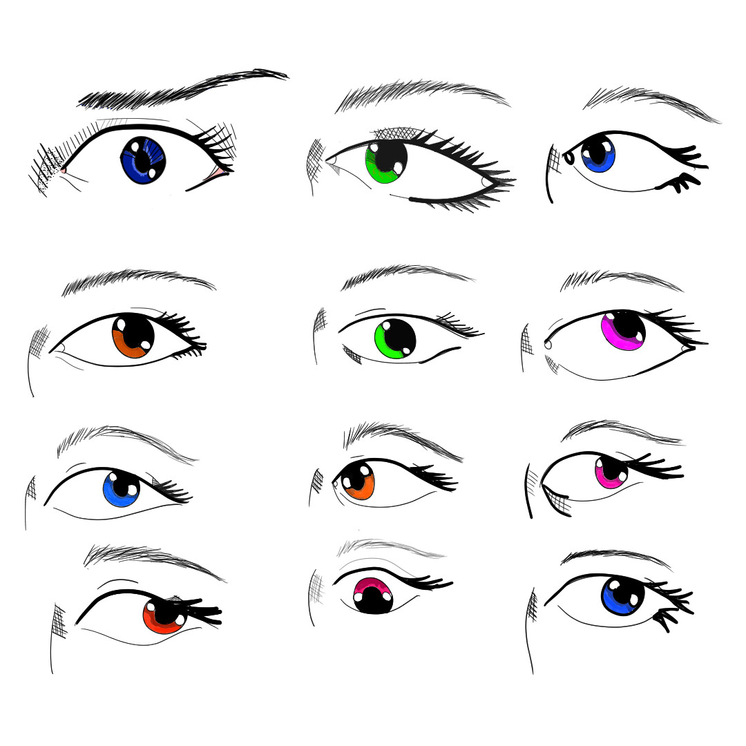 ArtStation - HQ eyes study