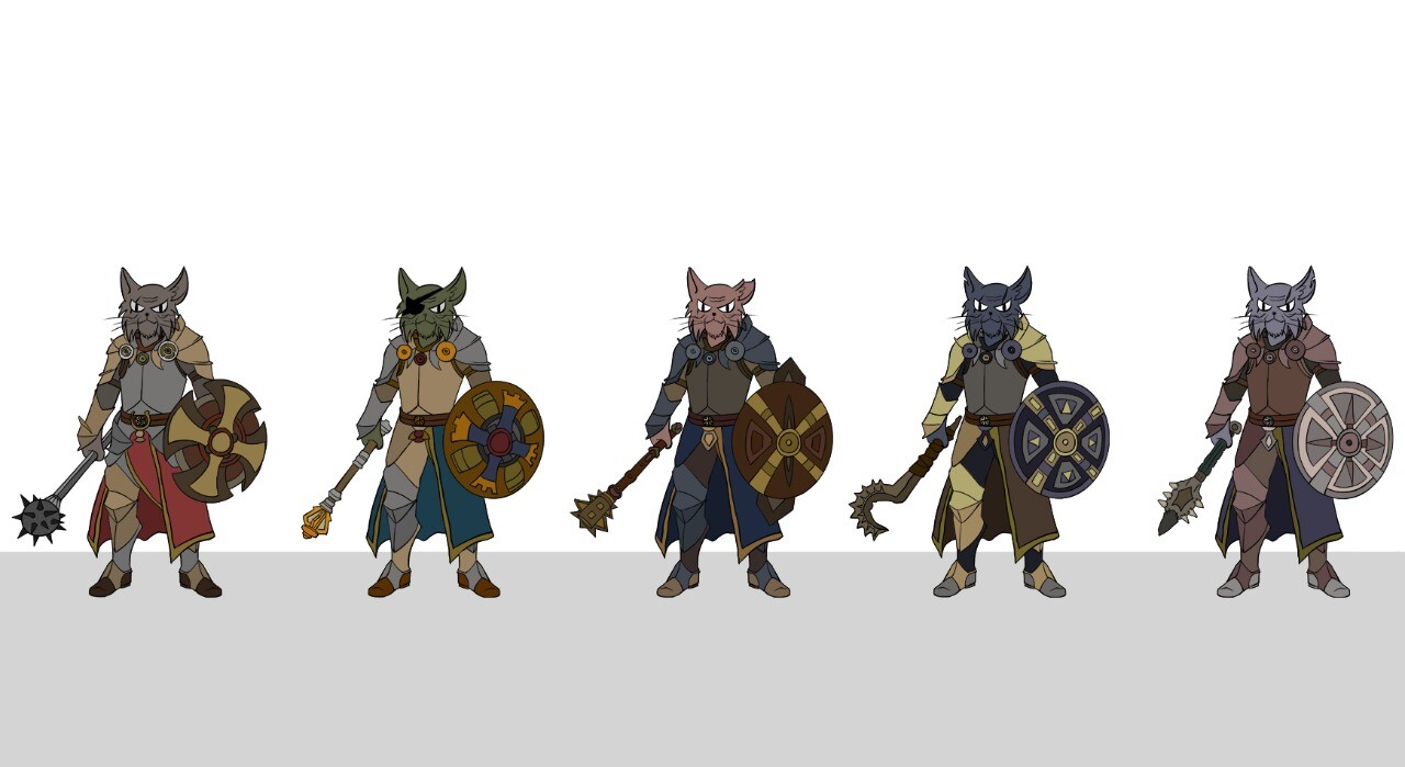ArtStation - Cat character design based on fantasy theme.