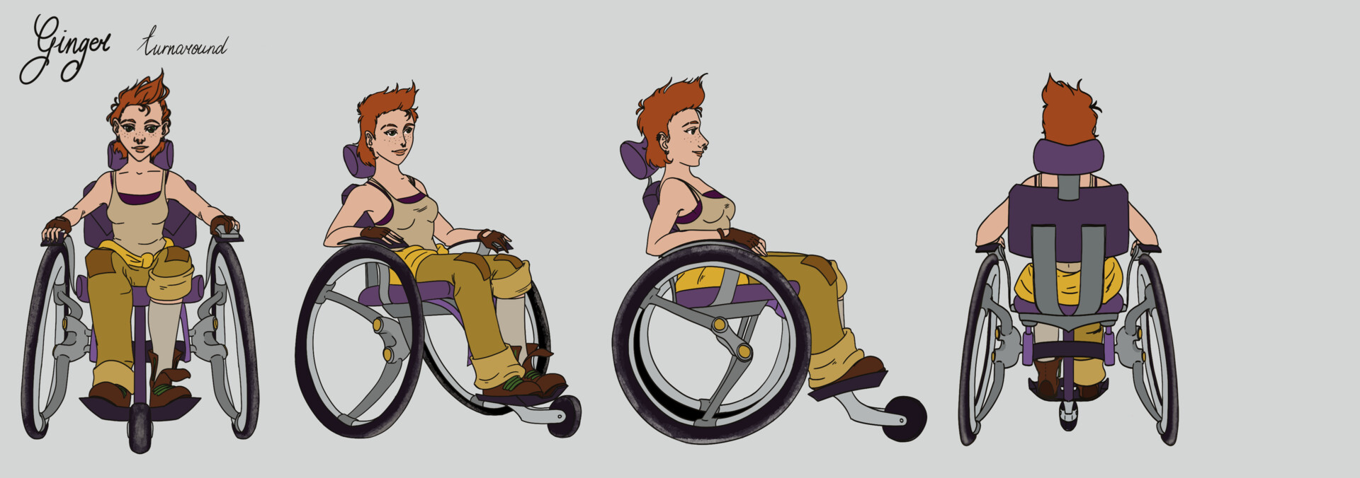 ArtStation - Ginger Character design