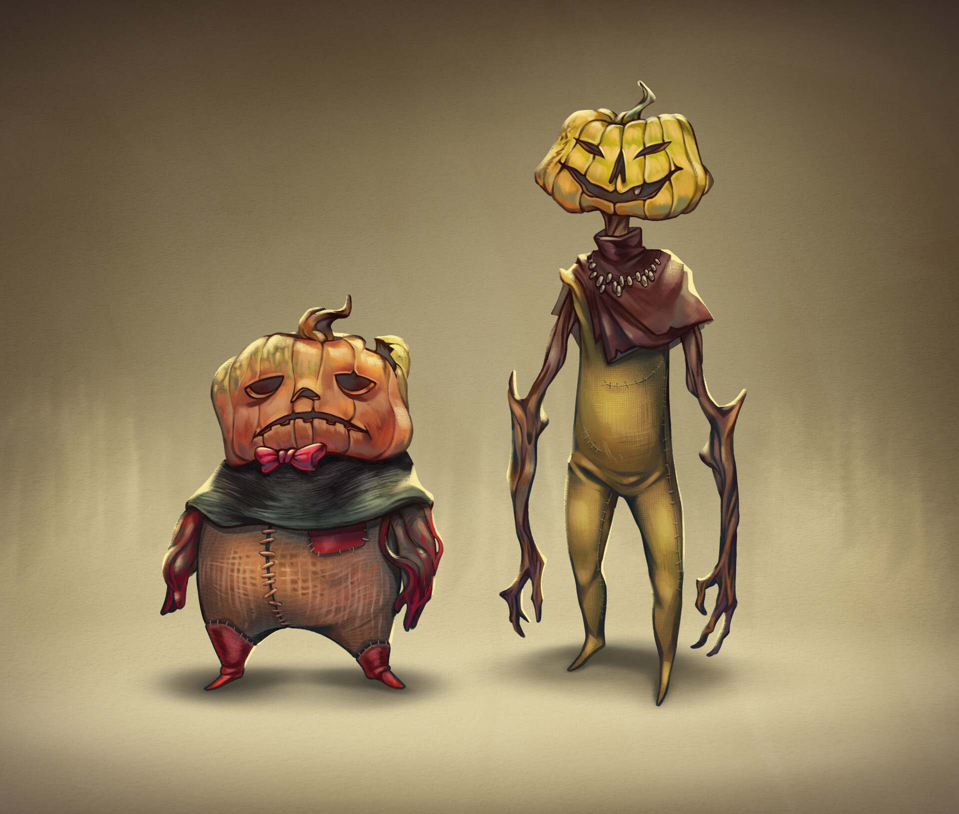 ArtStation - Pumpkin duo