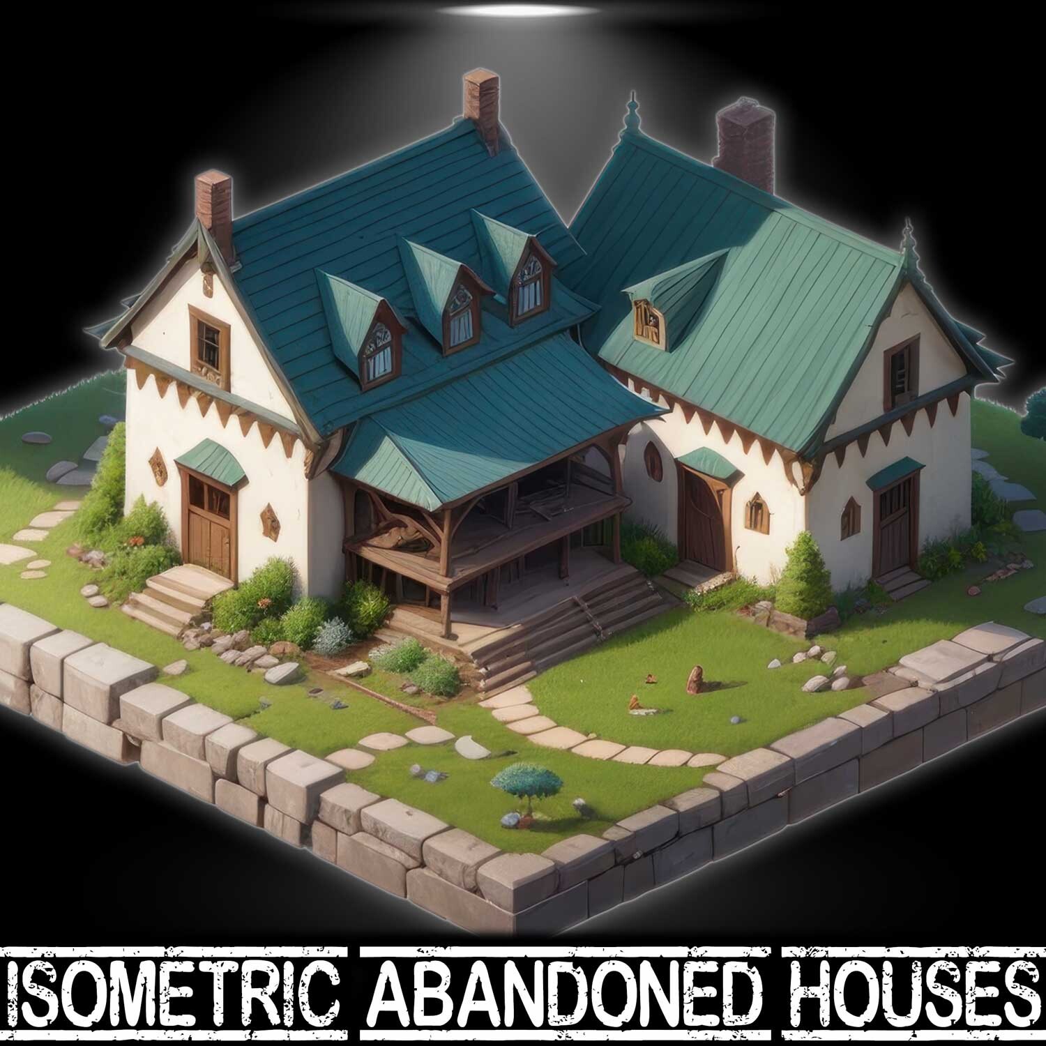ArtStation - 200+ Isometric Old Abandoned Houses Images Reference Pack ...
