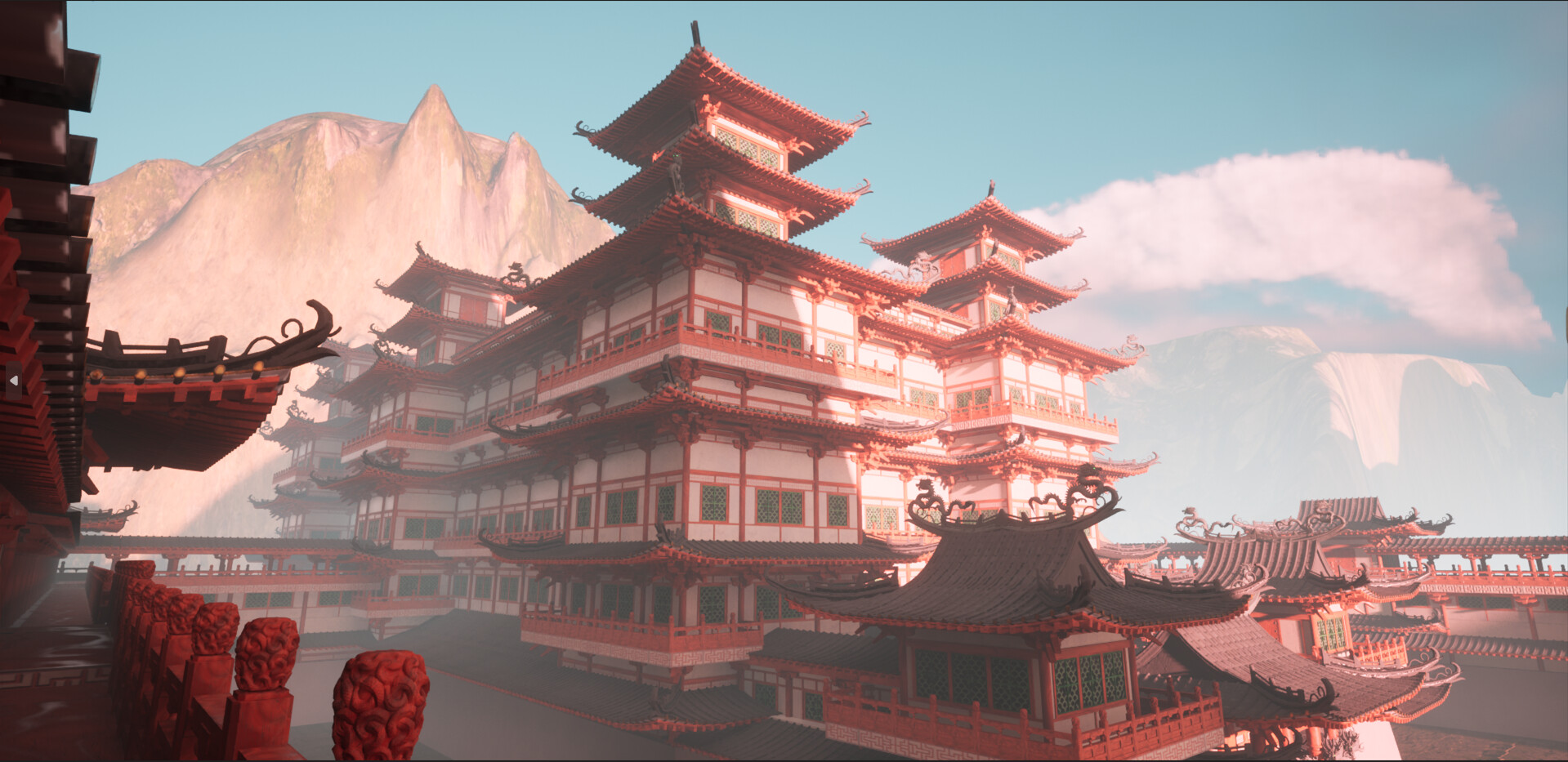 ArtStation - Chinese Dragon Temple