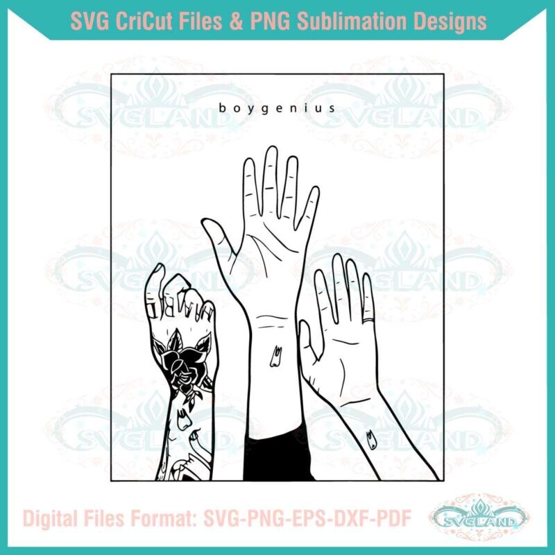 ArtStation - Boy Genius Line Art Band Svg For Cricut Sublimation Files