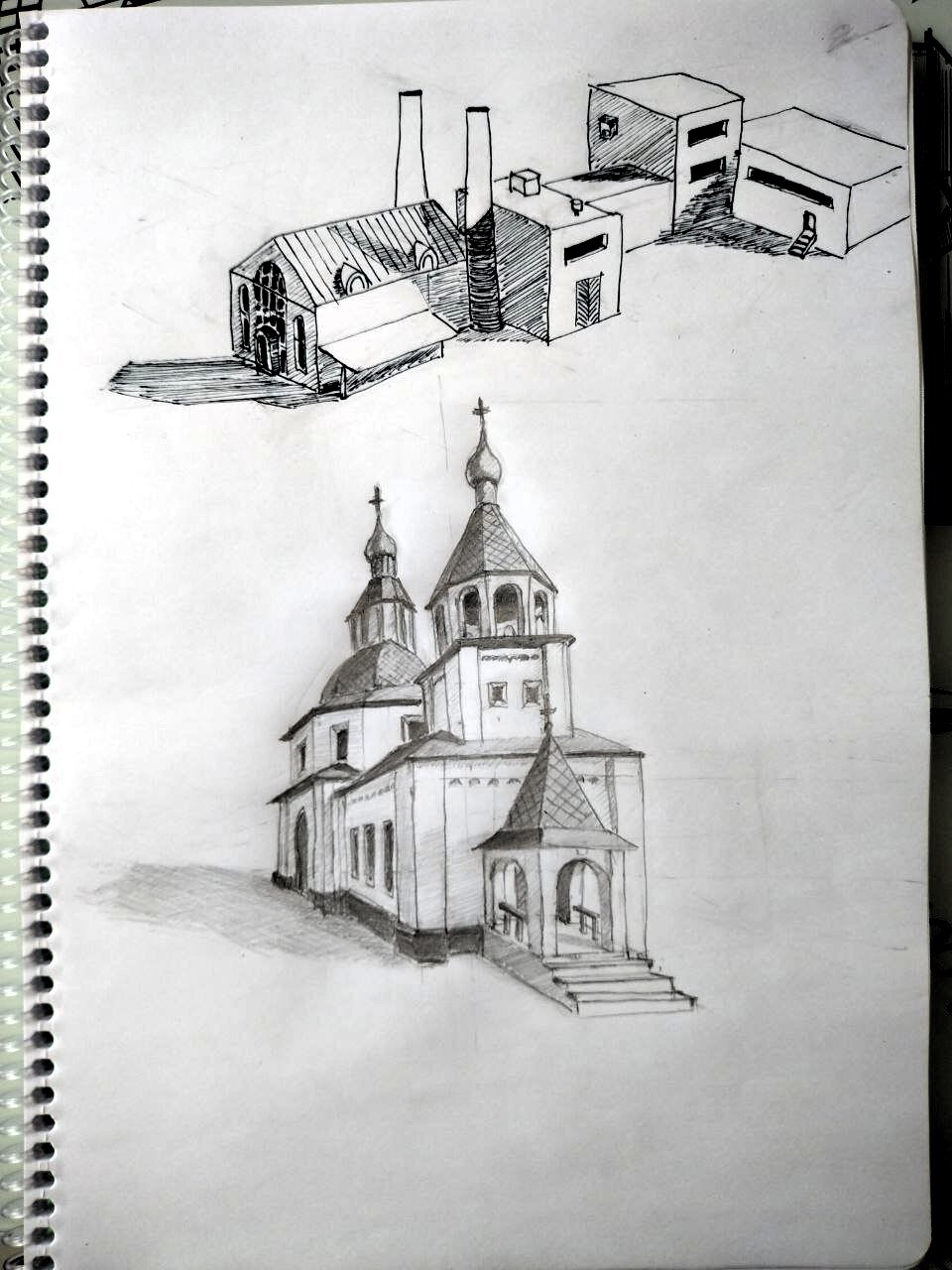 ArtStation - Building sketches