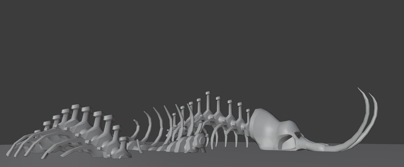 RiXu - Dinosaur Skeleton