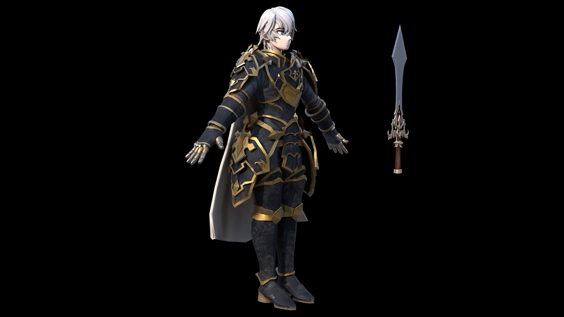 ArtStation - Armoured Anime Boy