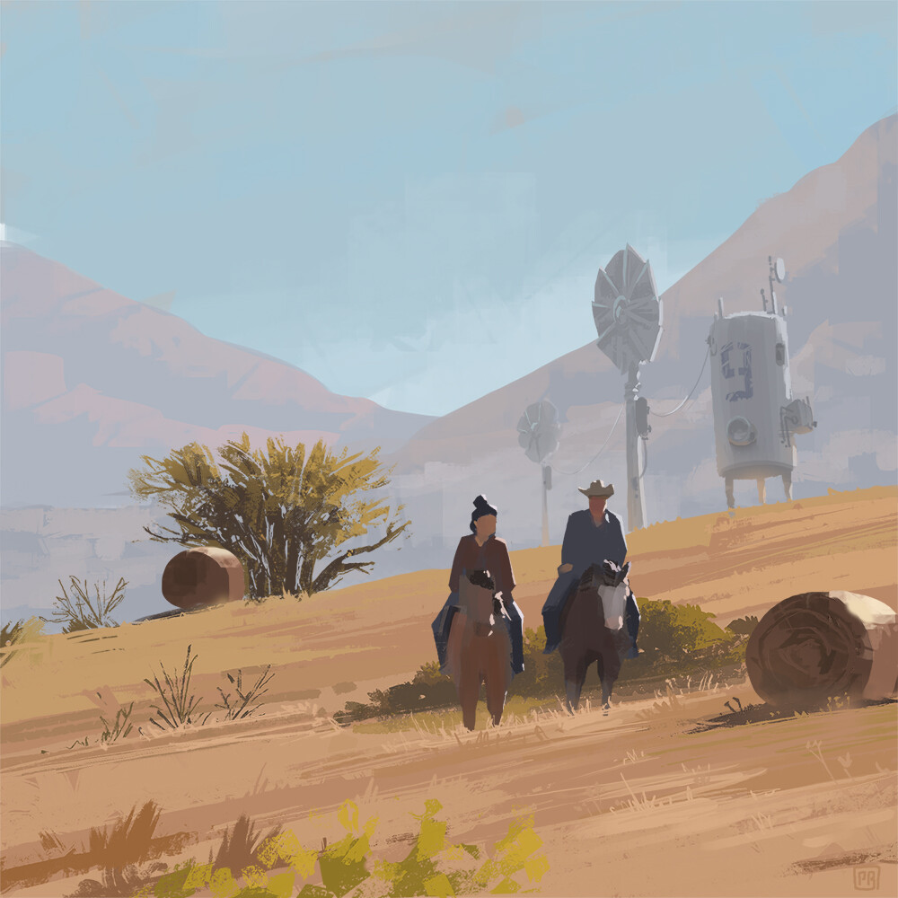 ArtStation - Horseback Riding